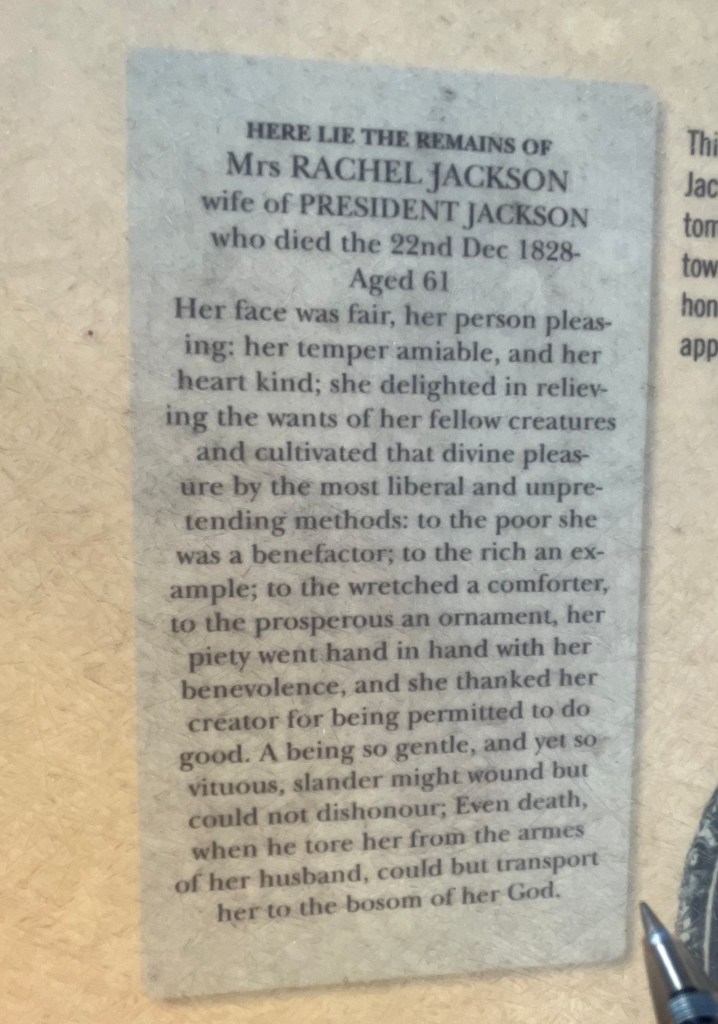 Booking It Through History: First Ladies – Rachel Jackson – The History Mom